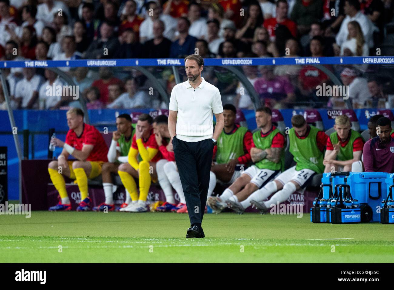 Gareth Southgate (England, Trainer), GER, Spain (ESP) vs England (ENG ...