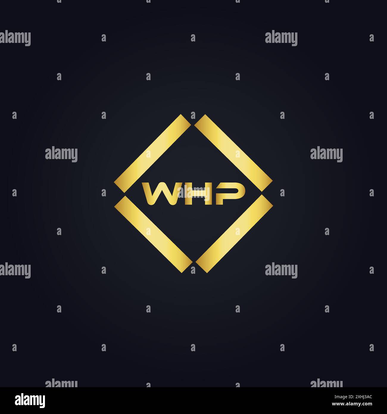 WHP logo. W H P design. White WHP letter. WHP, W H P letter logo design ...