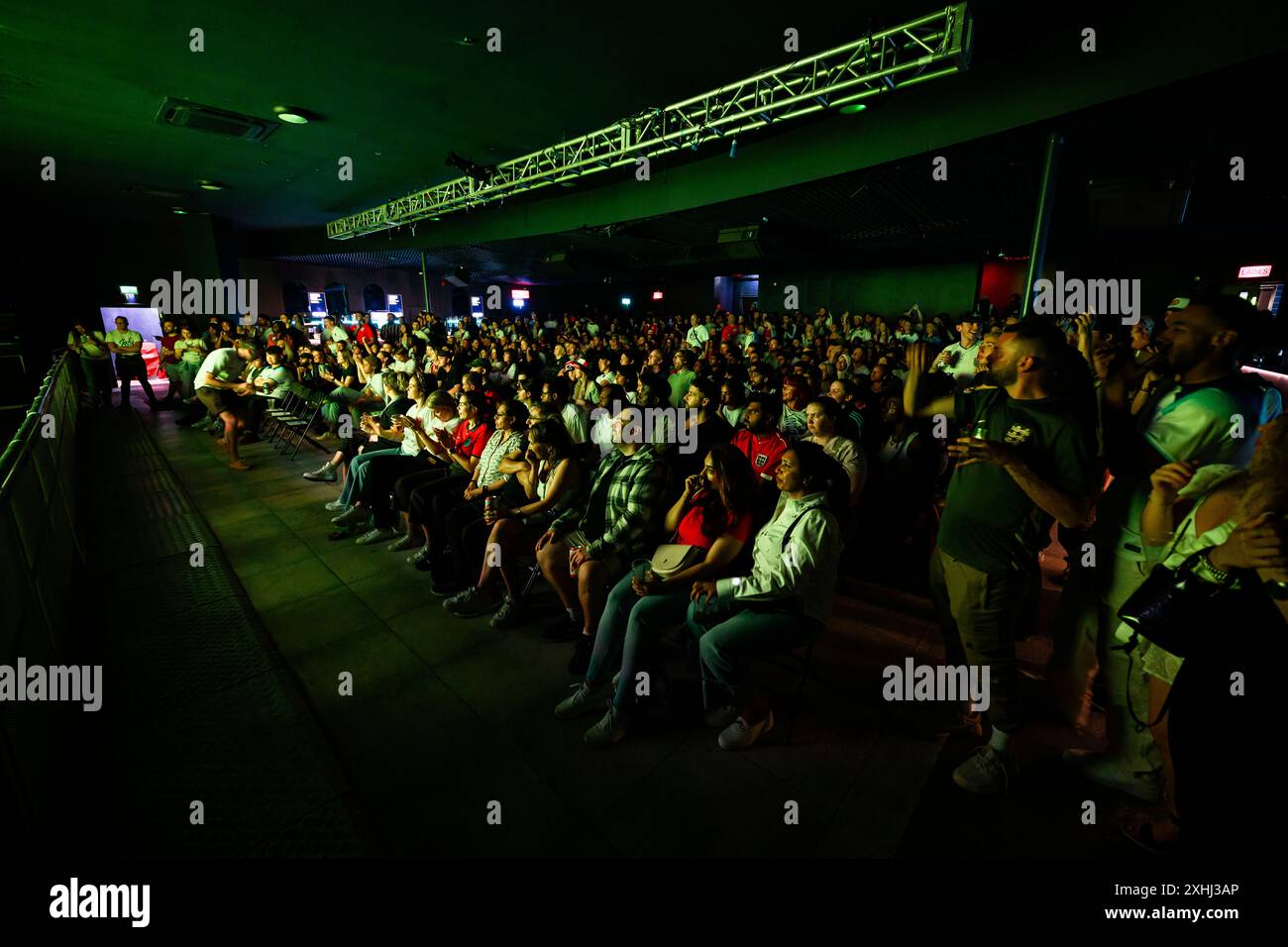 LONDON, UNITED KINGDOM. 14, Jul 24. The fans at tonight’s Euro 2024 ...