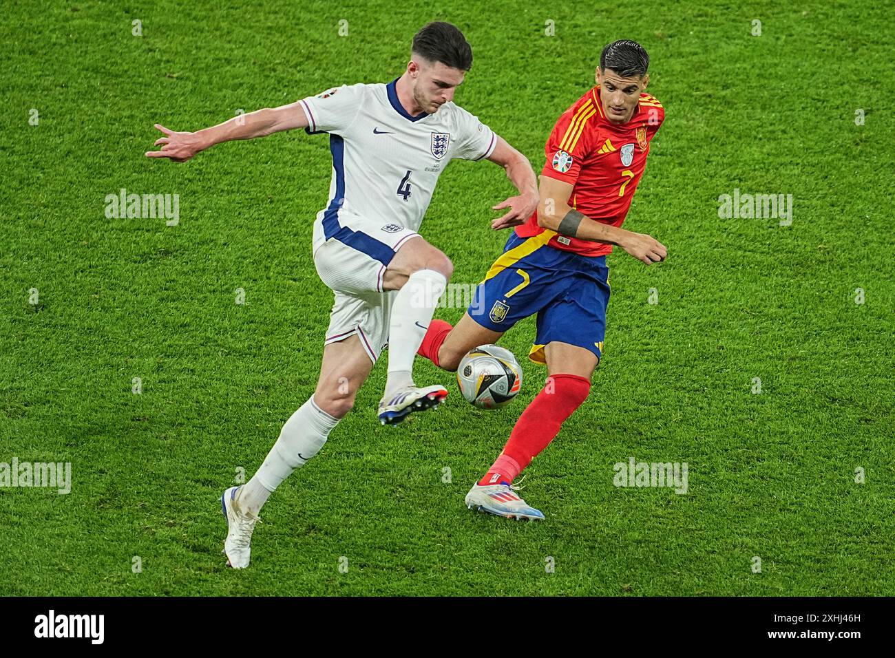 Berlin, Germany. 14th July, 2024. Soccer: European Championship, Spain - England, final round ...
