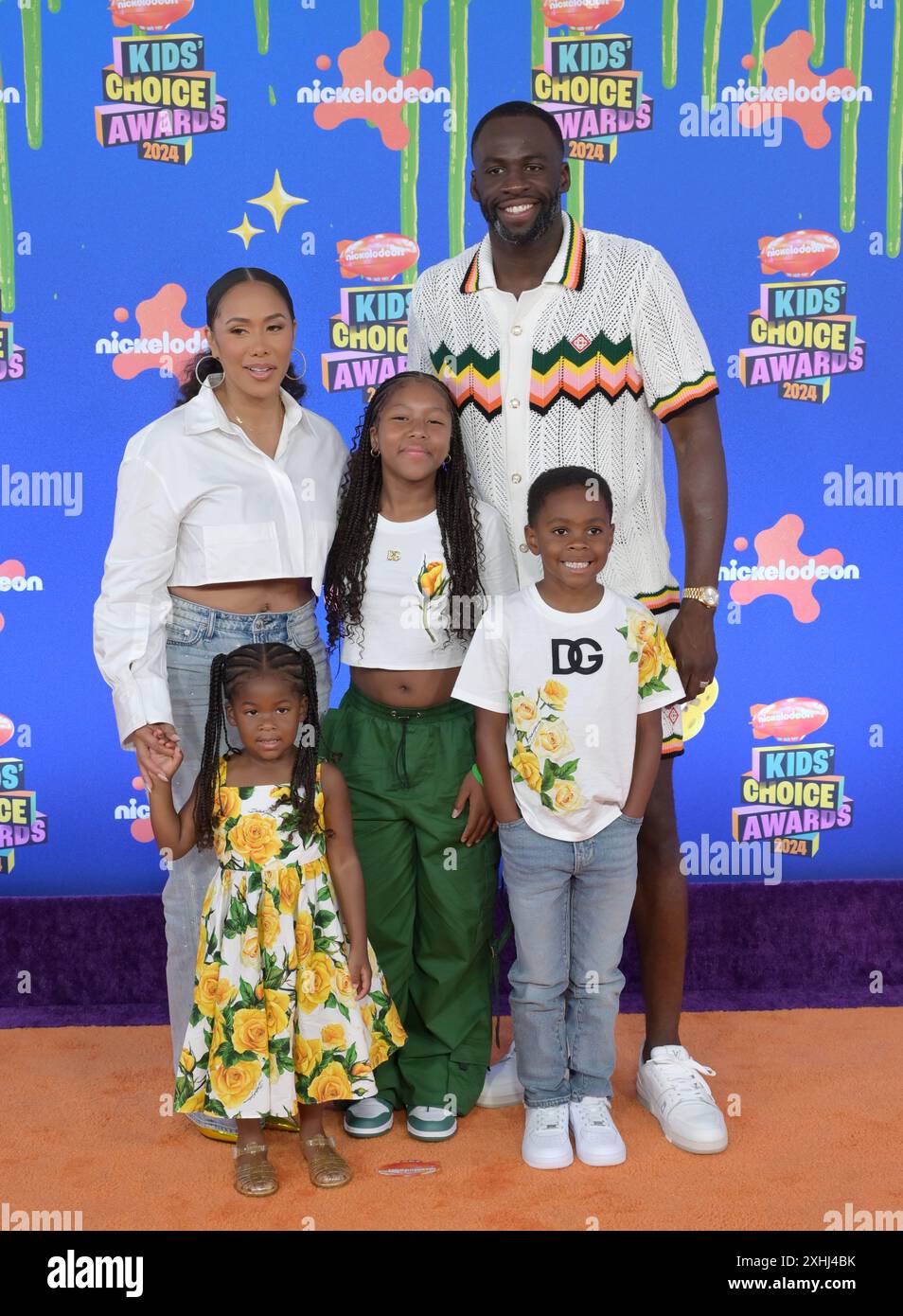 Santa Monica, USA. 13th July, 2024. SANTA MONICA, USA. July 13, 2024: Draymond Green & family at ...