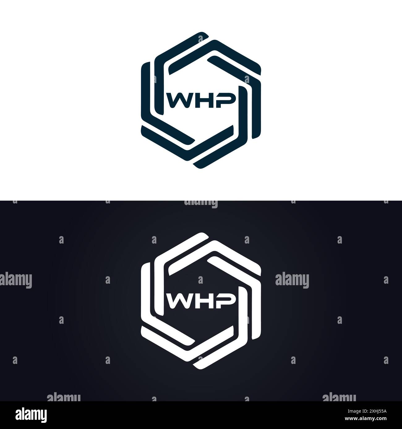 WHP logo. W H P design. White WHP letter. WHP, W H P letter logo design ...
