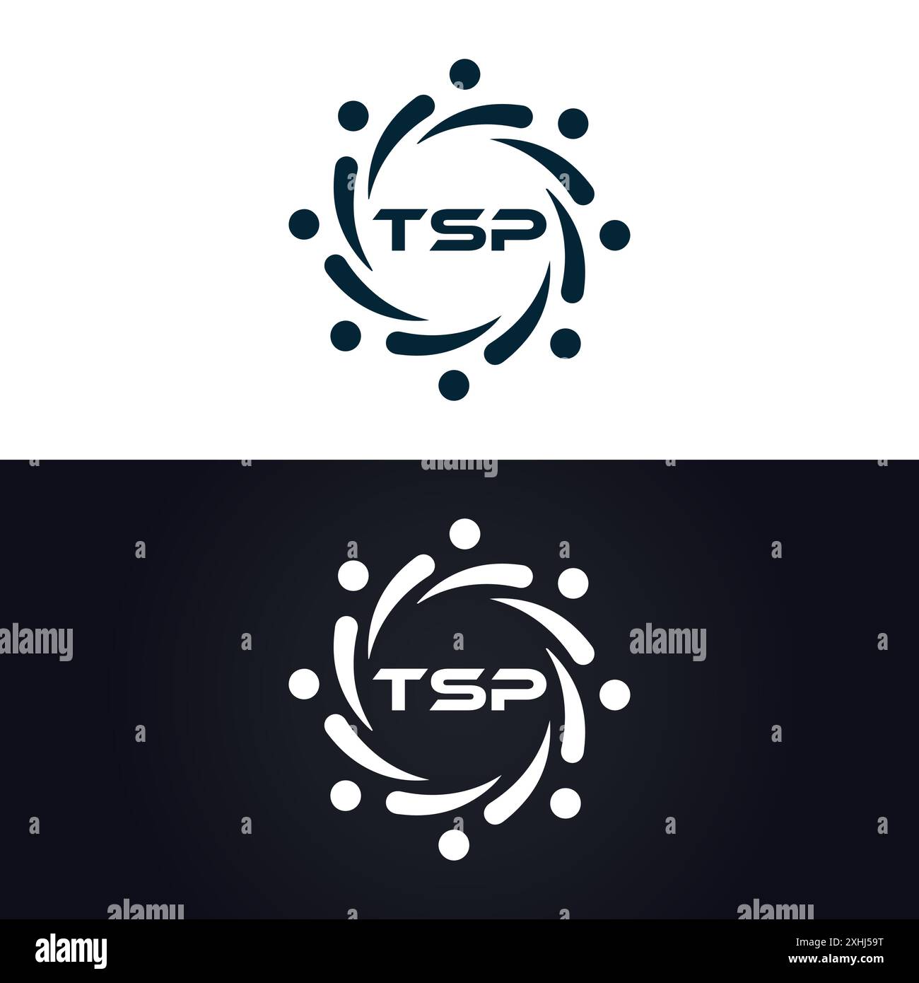 TSP logo. T S P design. White TSP letter. TSP, T S P letter logo design ...