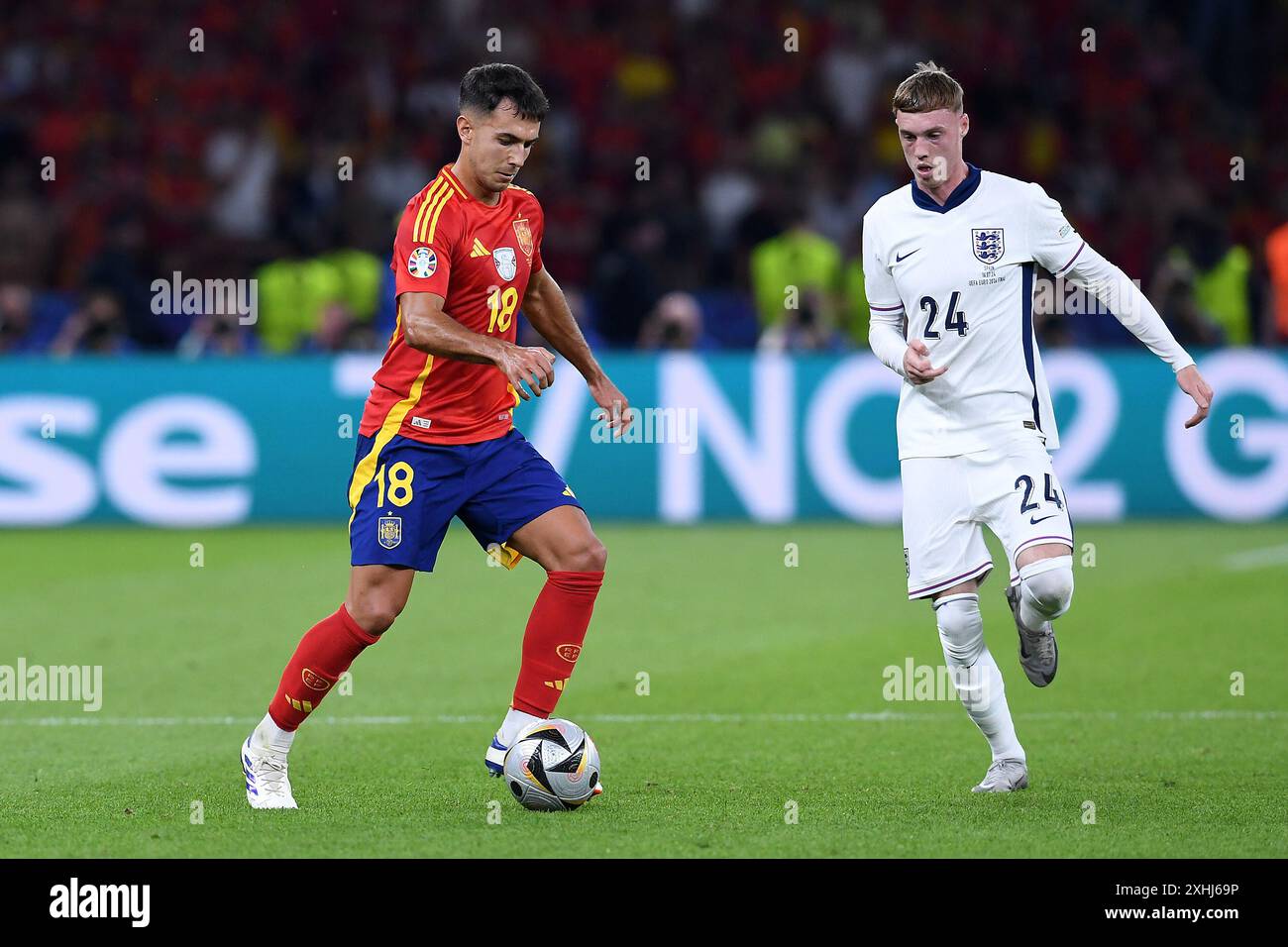 Berlin, Germany. 14th July, 2024. Fussball UEFA EURO 2024 Finale ...