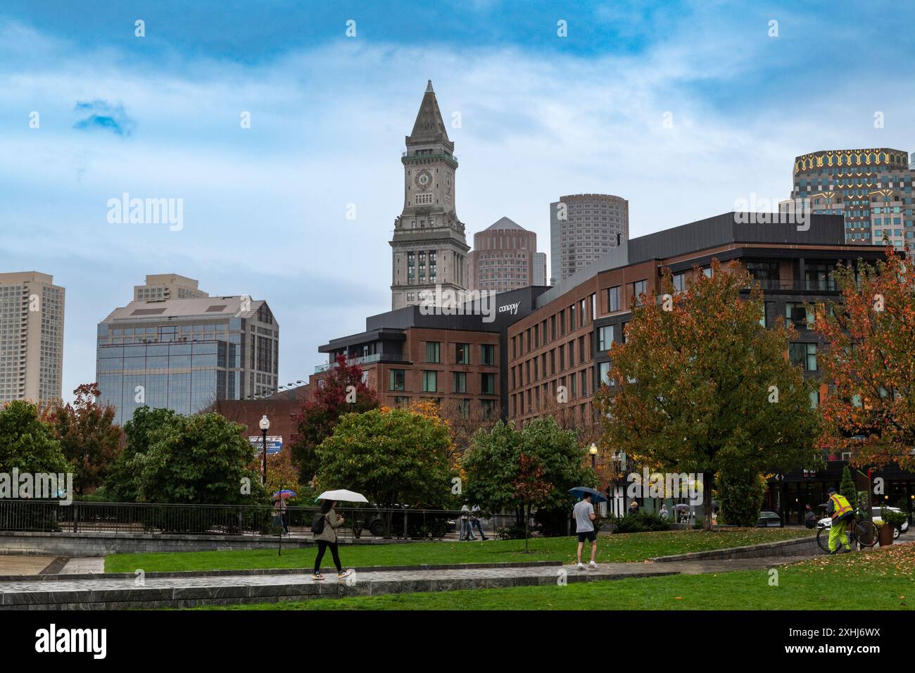 Boston, Massachusetts, USA - October 29, 2023: View of the Boston ...