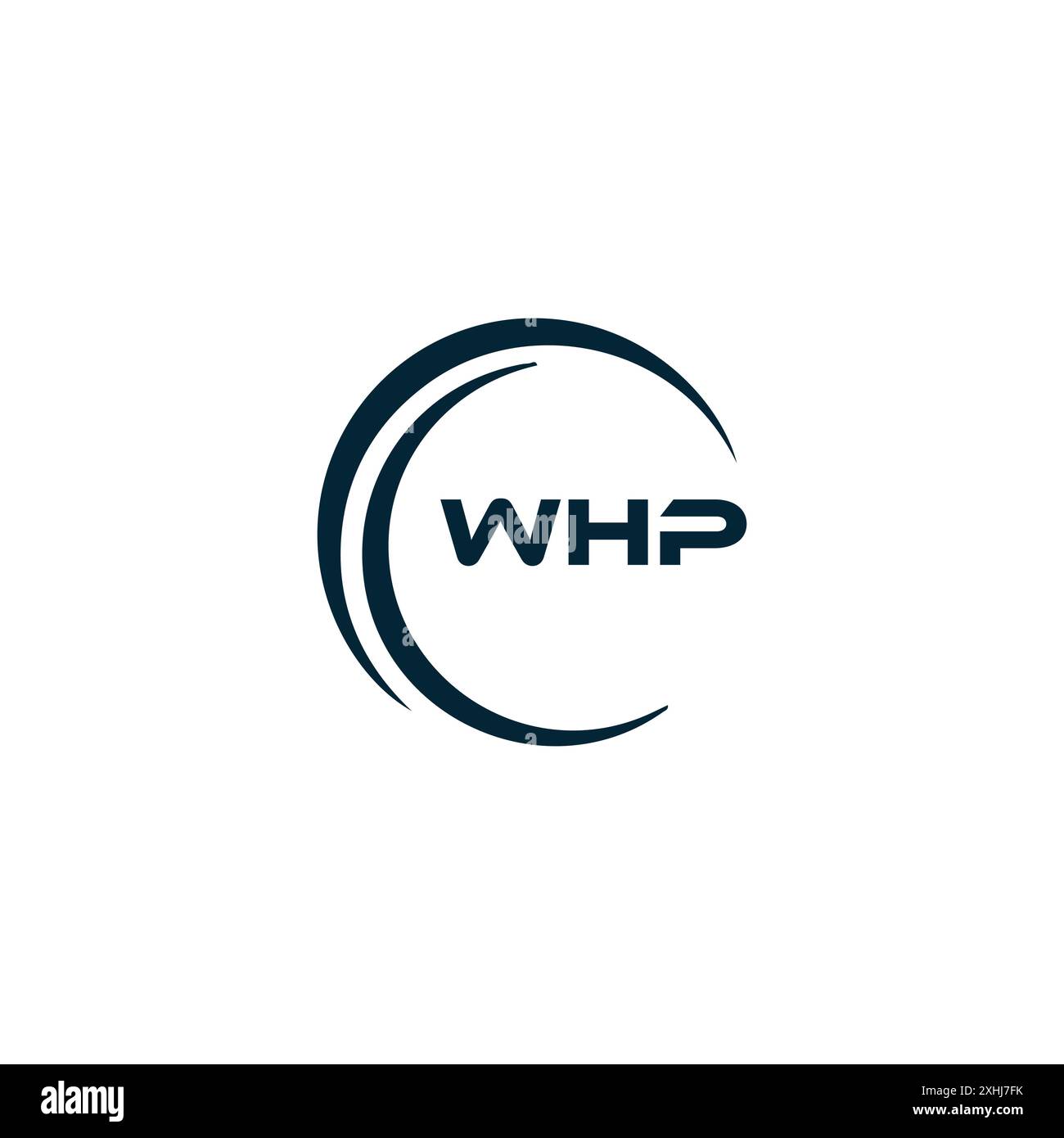WHP logo. W H P design. White WHP letter. WHP, W H P letter logo design ...