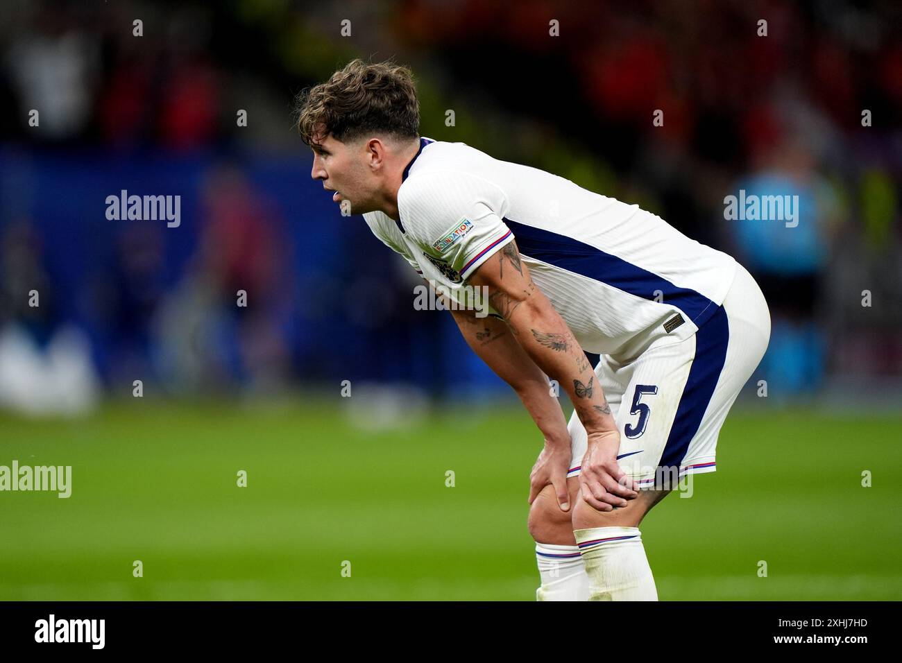 England's John Stones dejected after conceding a second goal of the ...