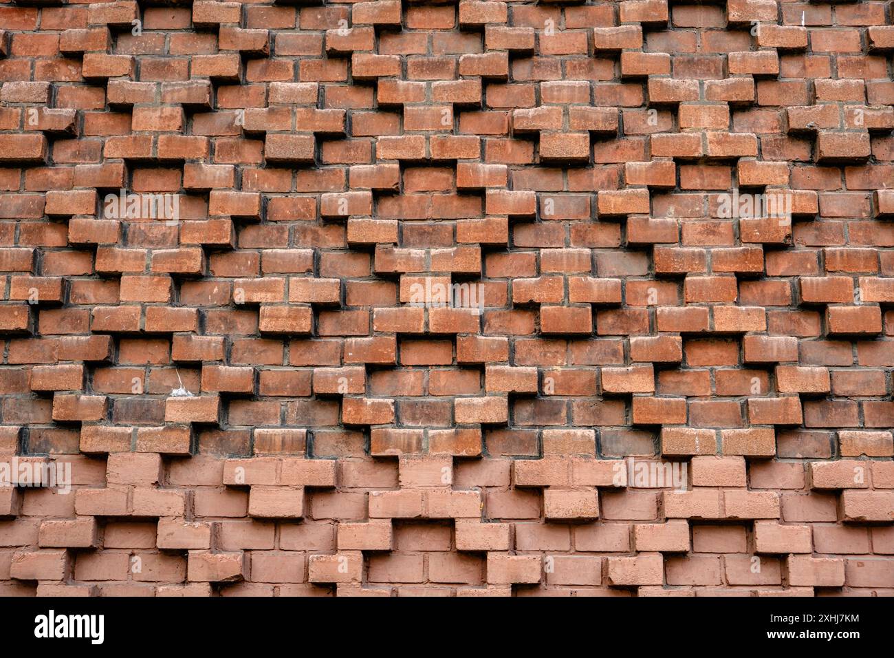 Patterned Red Brick Wall Texture Background Stock Photo - Alamy