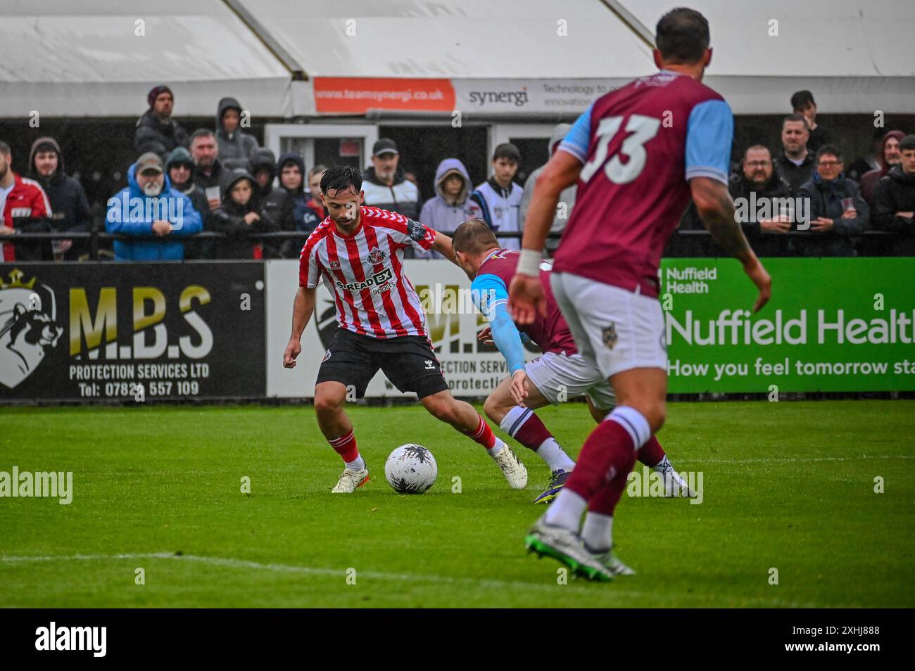 Sunderland AFC's Patrick Roberts in action against South Shields FC ...