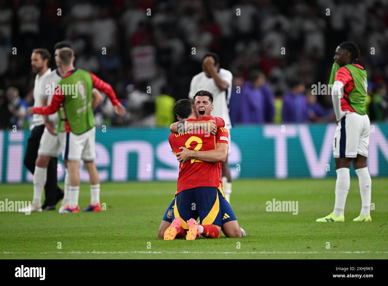 Berlin, Germany. 14th July, 2024. Soccer, UEFA Euro 2024, European ...