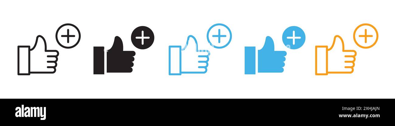 Advantage icon Black line art vector in black and white outline set ...