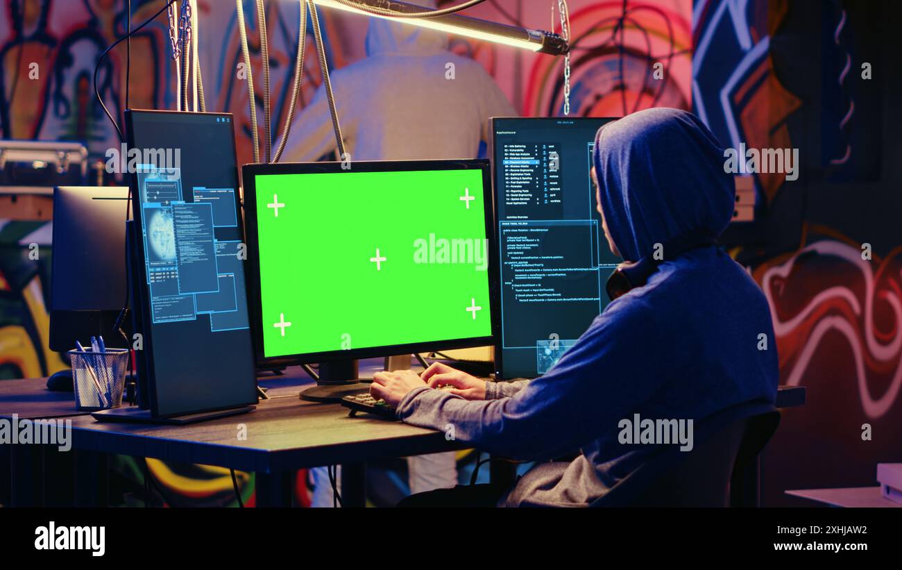 Hackers using green screen PC to code malware designed to exploit network backdoors ...