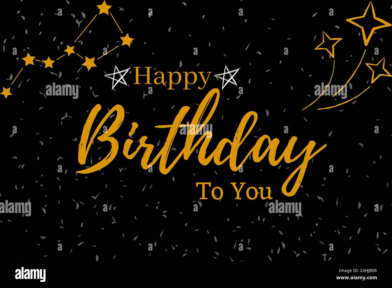 Happy birthday text typography hi-res stock photography and images - Alamy