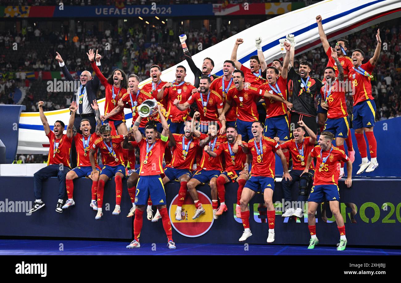 Berlin, Germany. 14th July, 2024. Soccer, UEFA Euro 2024, European ...