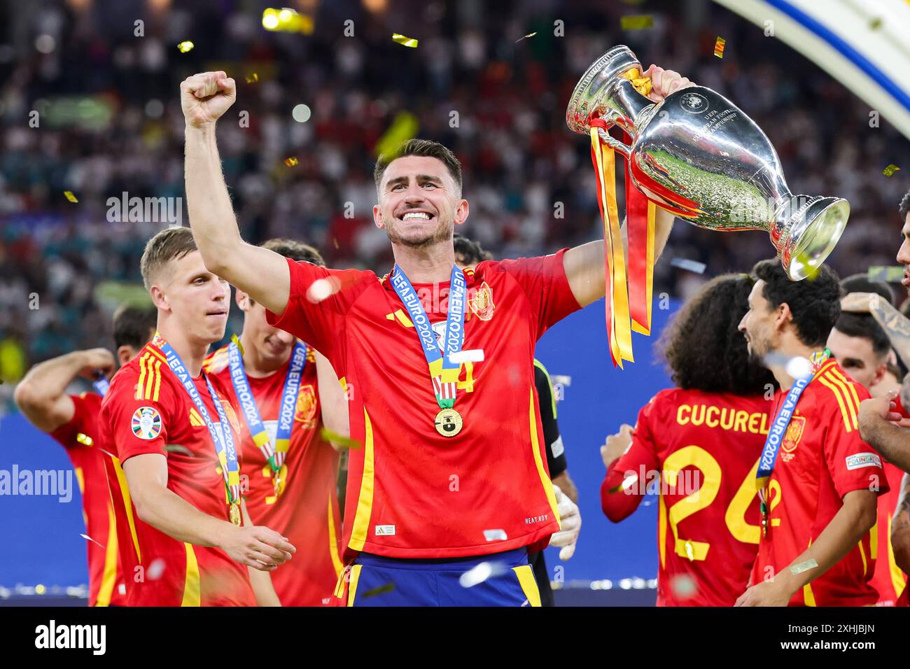 Berlin, Germany. 14th July, 2024. Soccer: European Championship, Spain ...