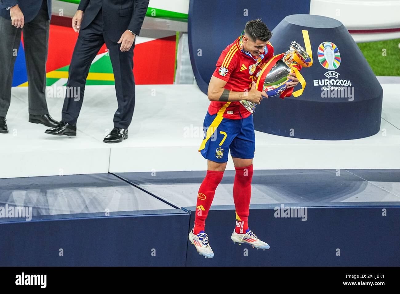 Berlin, Germany. 14th July, 2024. Soccer: European Championship, Spain - England, final round ...