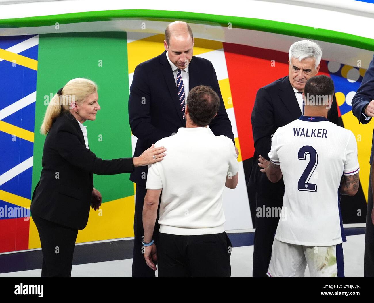 FA Chairperson Debbie Hewitt and the Prince of Wales greets England ...