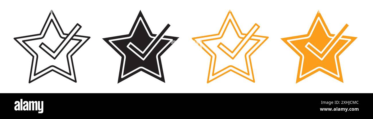 Features icon Black line art vector in black and white outline set ...