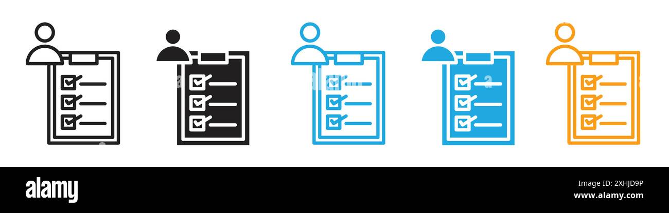 Personality characteristics icon Black line art vector in black and ...