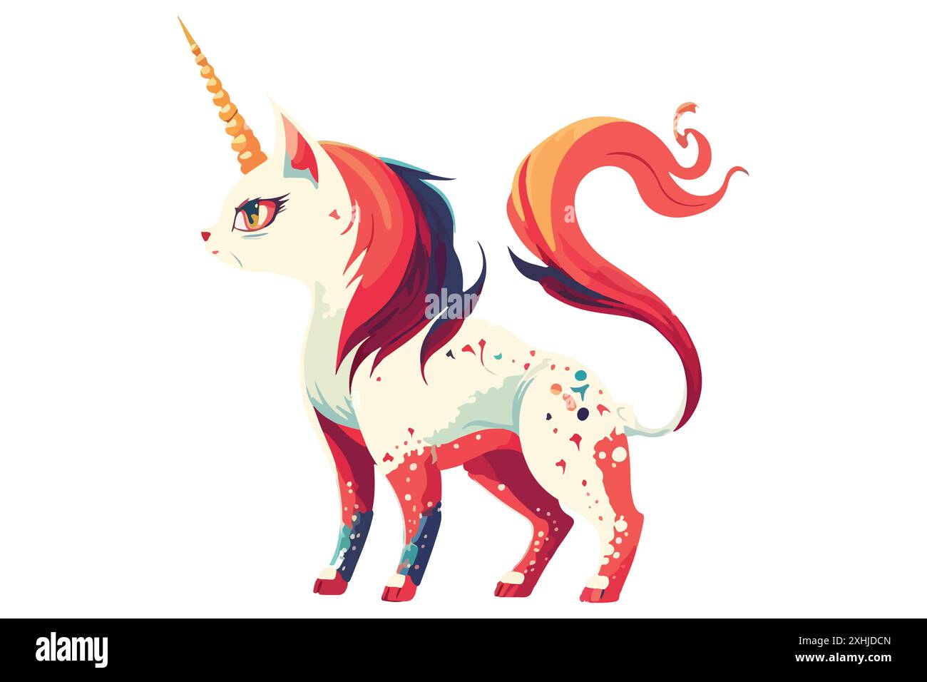 Caticorn vector illustration Stock Vector Image & Art - Alamy