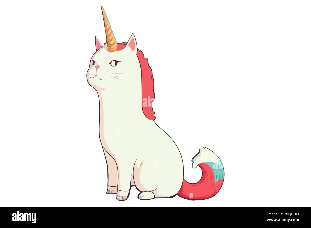 Caticorn vector illustration Stock Vector Image & Art - Alamy