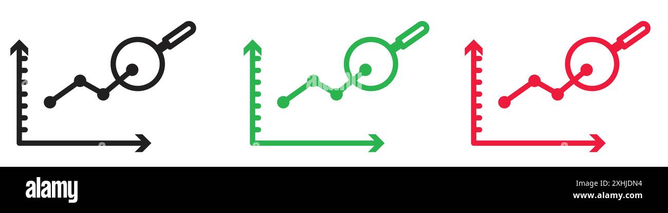 Prediction icon Black line art vector in black and white outline set ...