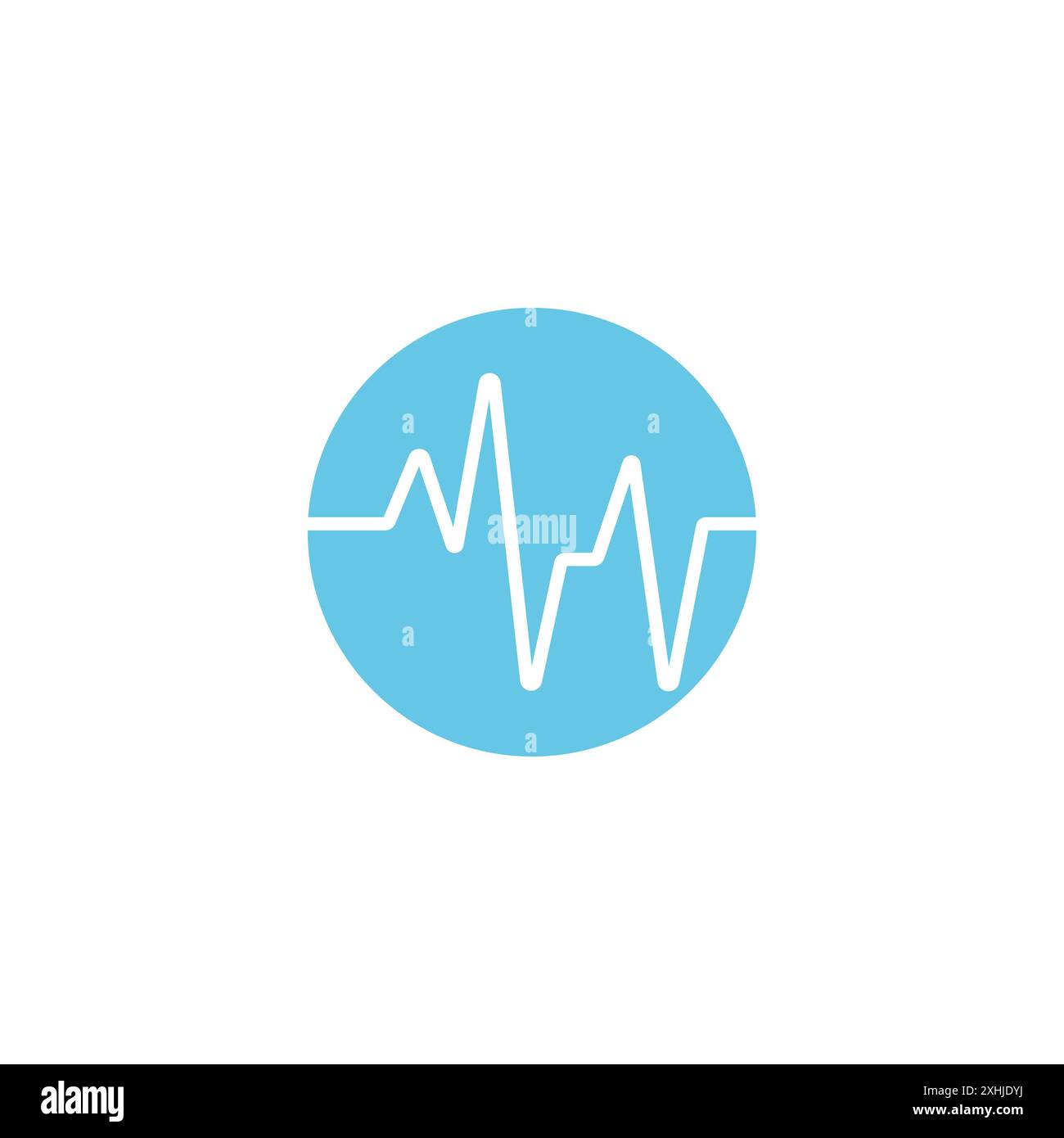 Pulse line ilustration logo vector template Stock Vector Image & Art ...