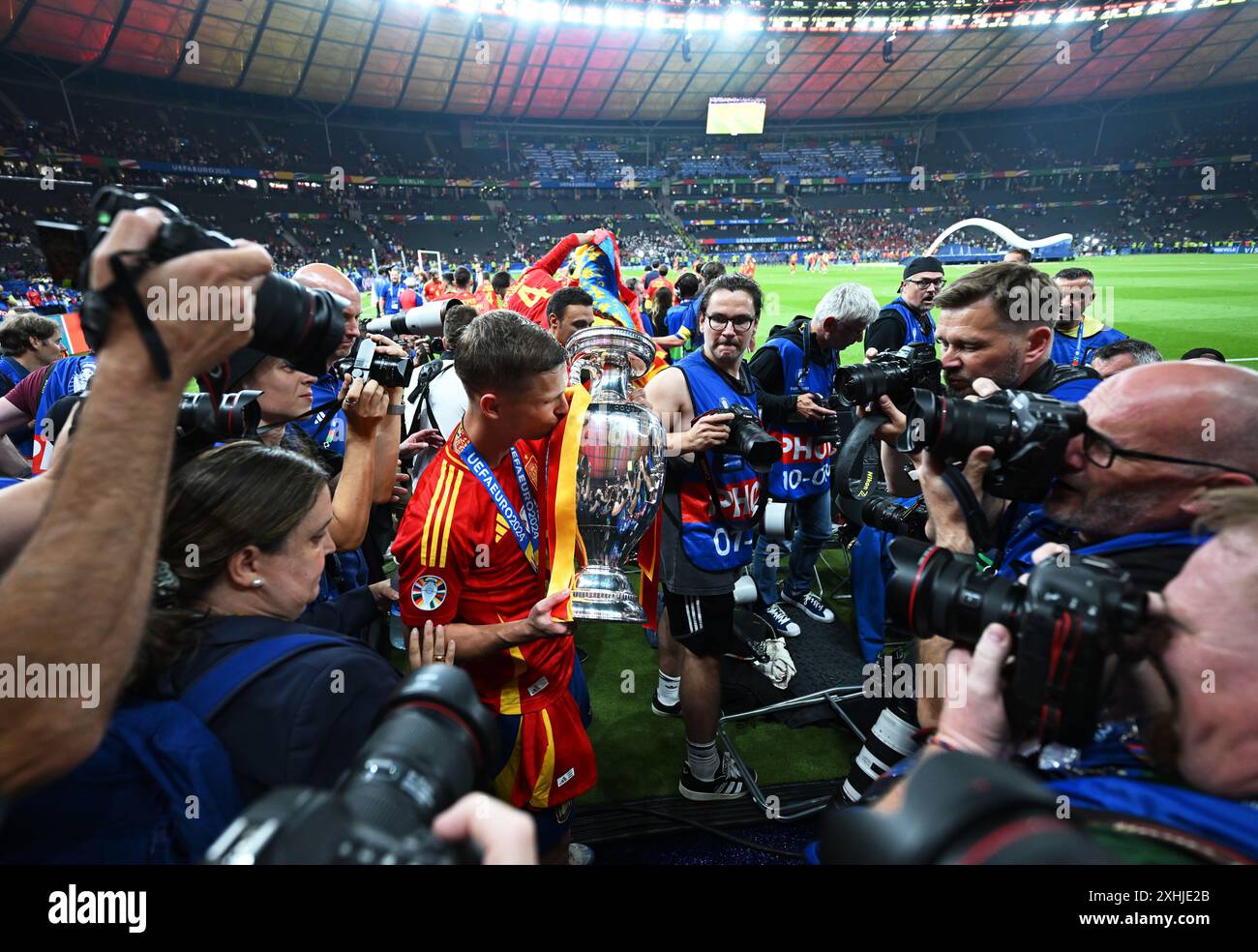 Berlin, Germany. 14th July, 2024. Soccer, UEFA Euro 2024, European ...