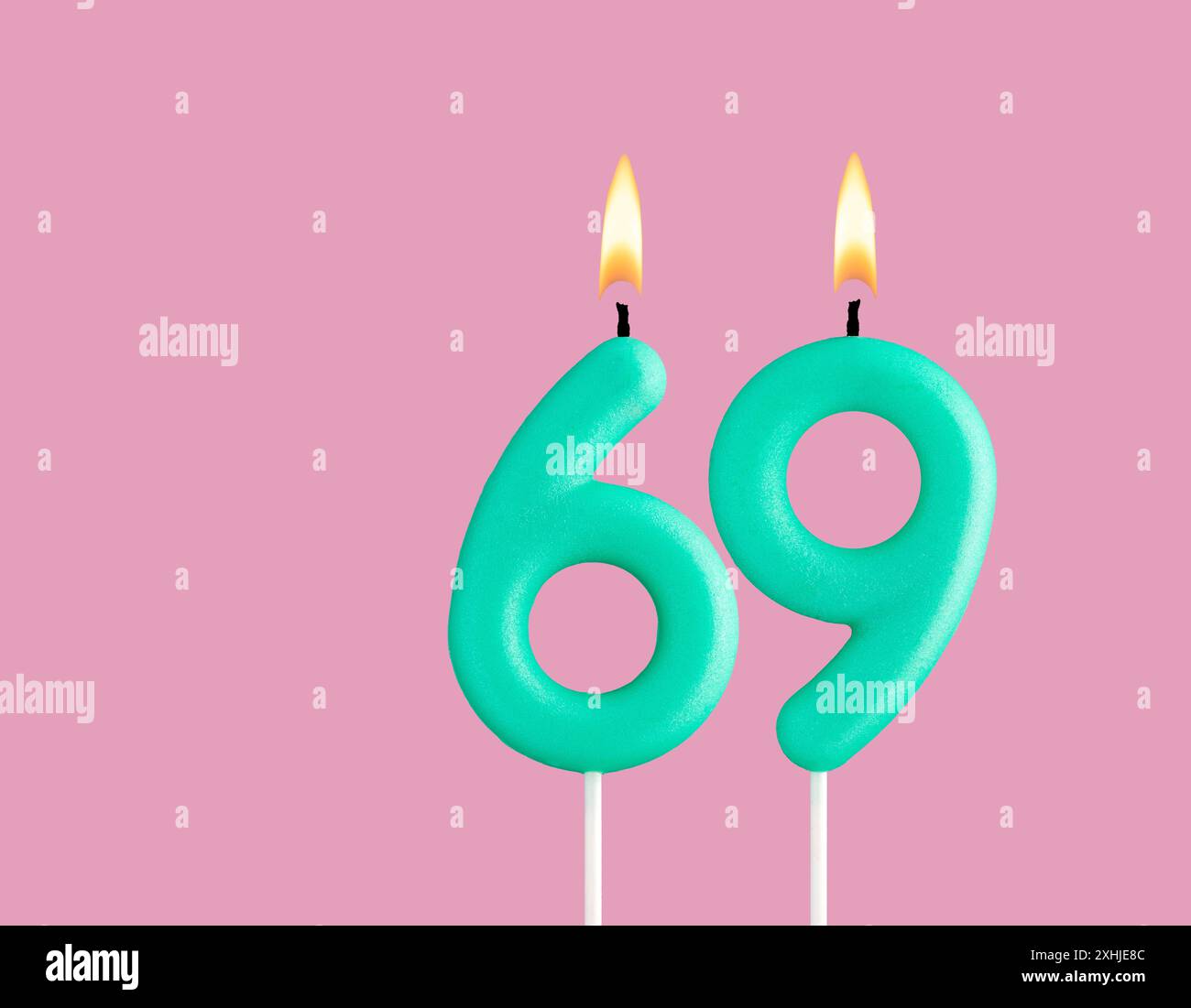 Pink number 69 birthday hi-res stock photography and images - Alamy