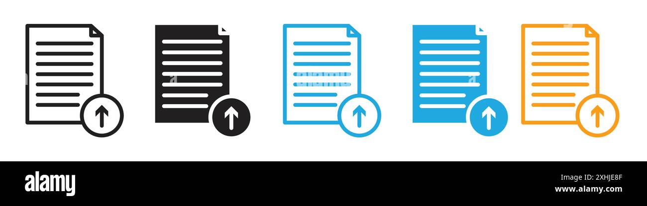 Update document icon Black line art vector in black and white outline ...