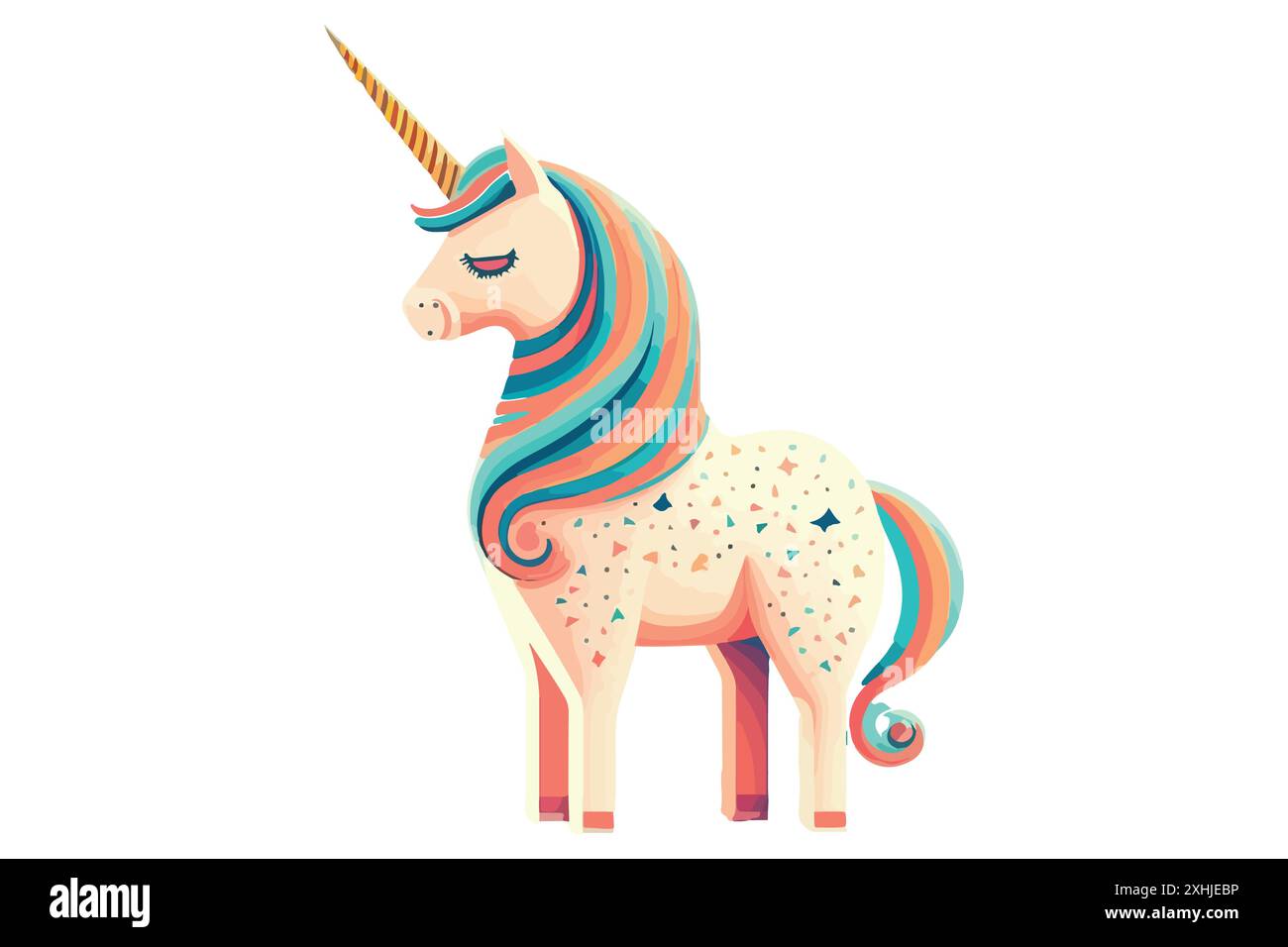 Caticorn cartoon hi-res stock photography and images - Alamy