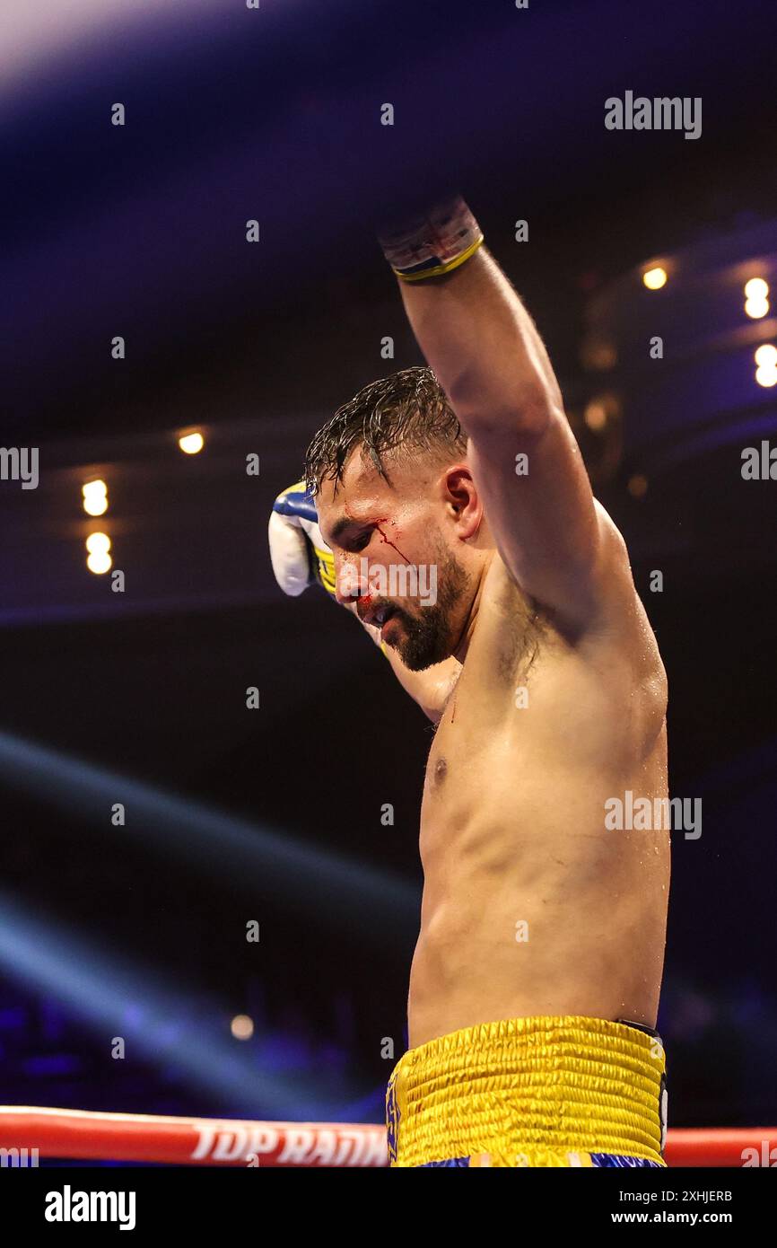 Las Vegas, NV, USA. 13th July, 2024. Charlie Sheehy in the ring during ...