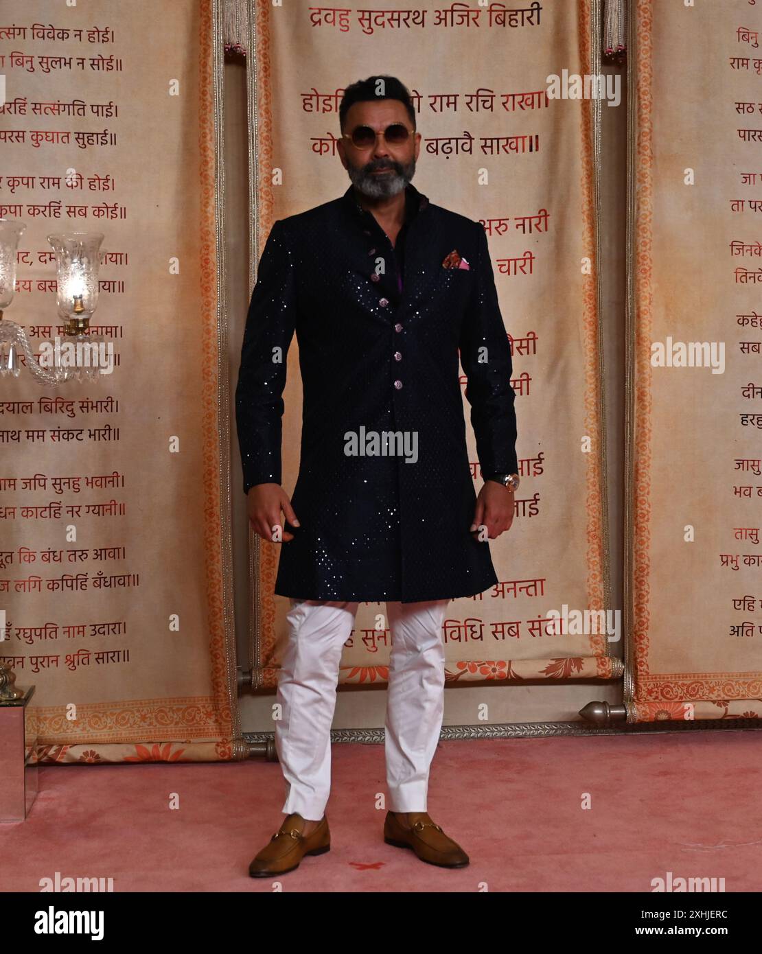 Mumbai, India. 14th July, 2024. MUMBAI, INDIA - JULY 14: Indian actor ...