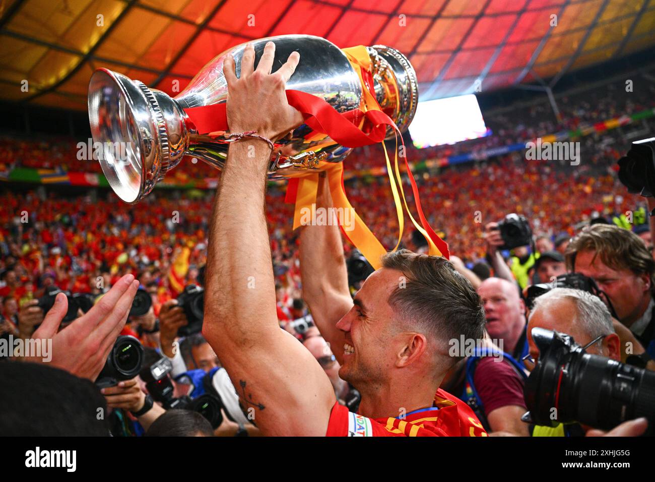 Berlin, Germany. 15th July, 2024. Soccer, UEFA Euro 2024, European ...