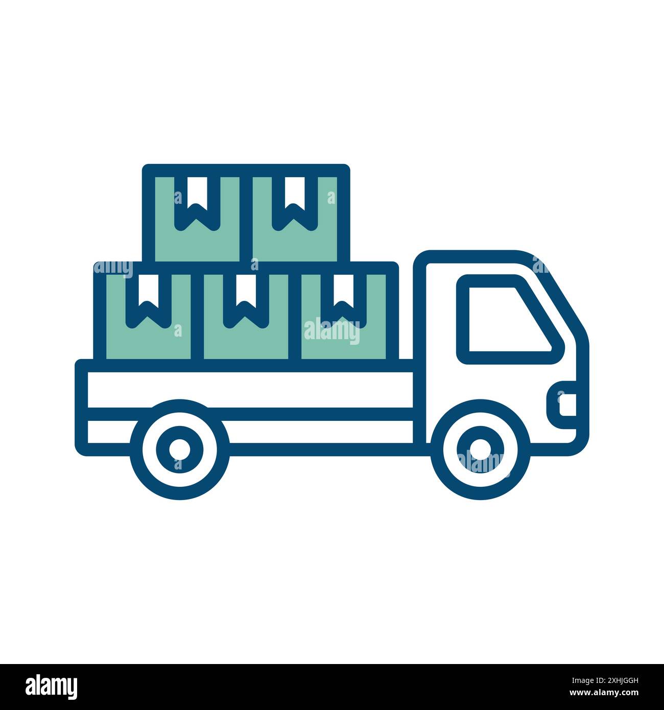 truck icon vector design template in white background Stock Vector ...