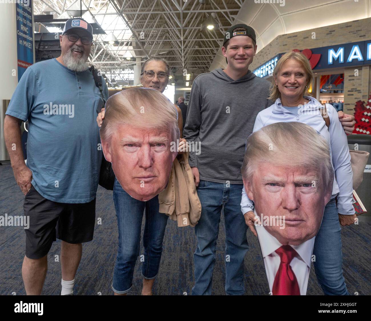Milwaukee Wisconsin, U.S.A. 14th July, 2024. Scene from the Milwaukee ...