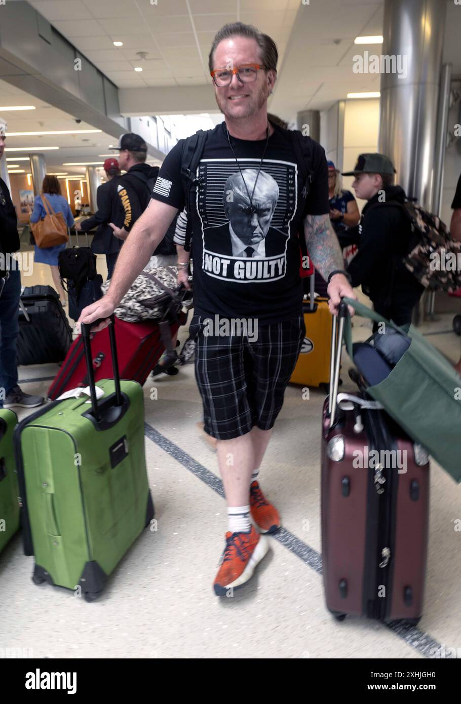 Milwaukee Wisconsin, U.S.A. 14th July, 2024. Scene from the Milwaukee ...