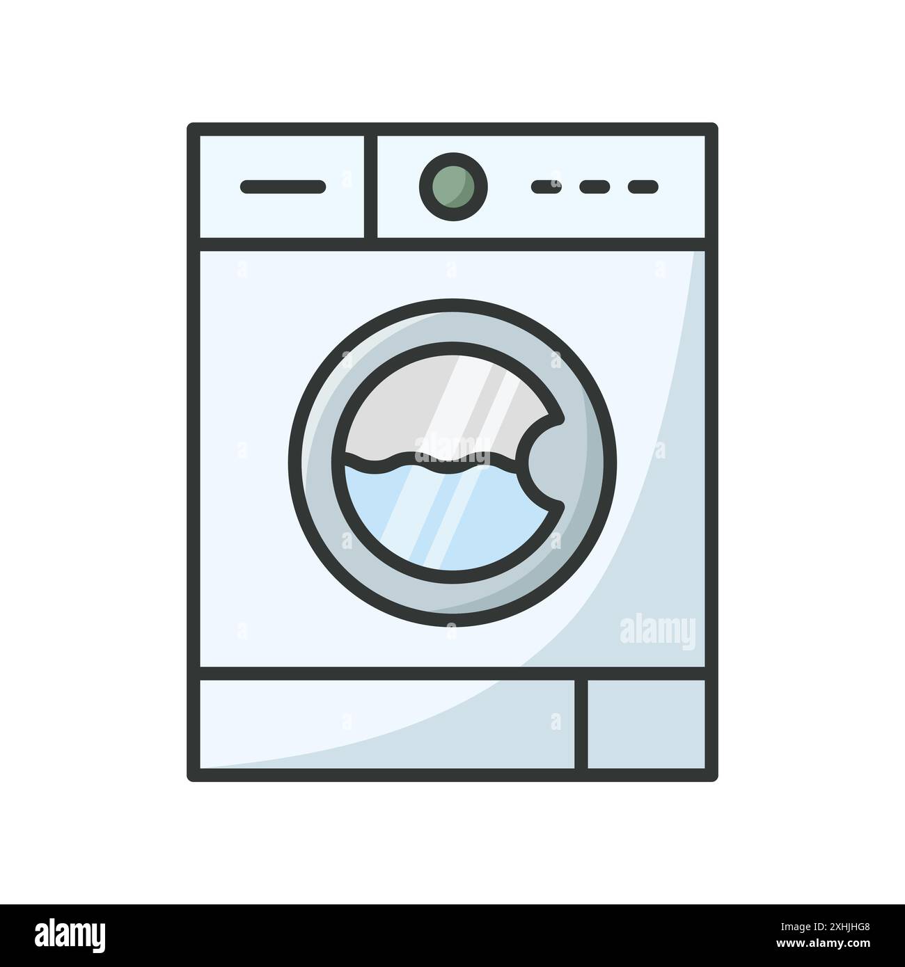 Simple outline washing machine hi-res stock photography and images - Alamy