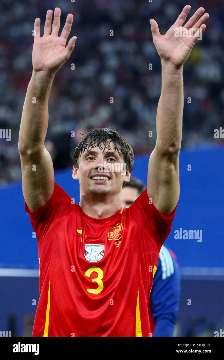 Berlin, Germany, 14, July, 2024. Robin Le Normand celebrates during the ...