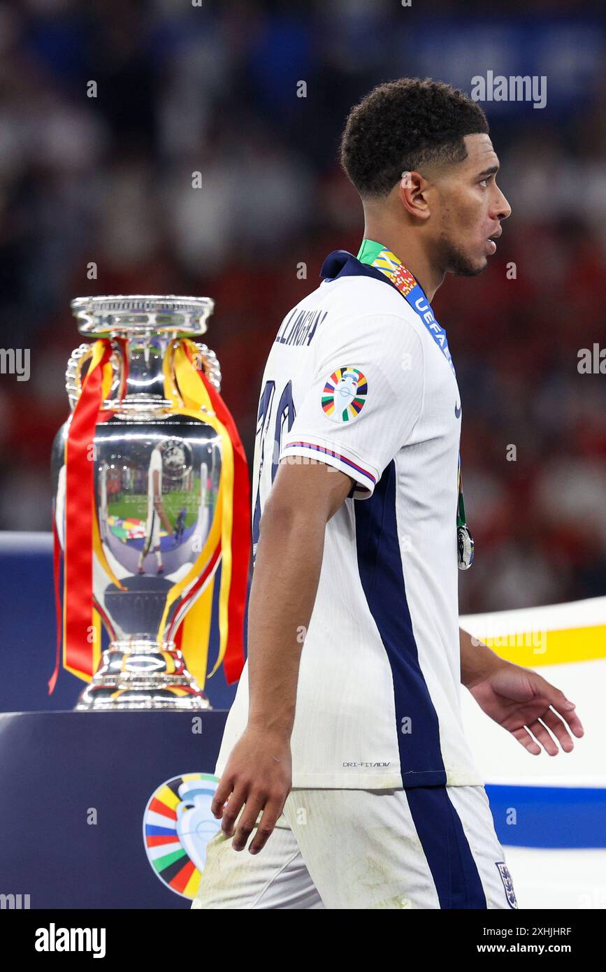 Berlin, Germany, 14, July, 2024. Jude Bellingham no look the trophy ...