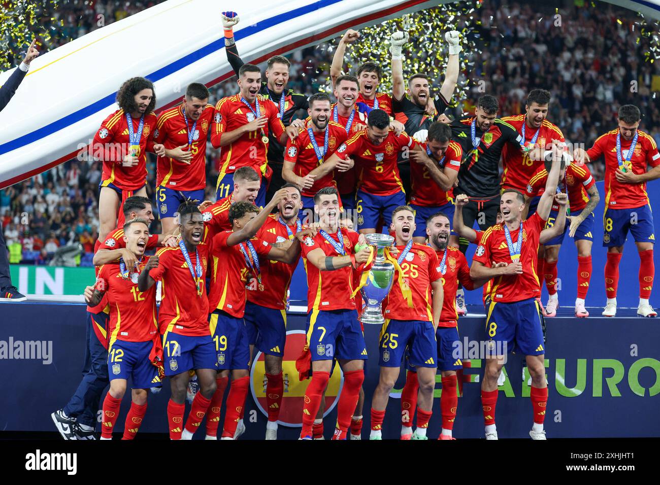 Berlin, Germany, 14, July, 2024. Spain National Team champions during ...