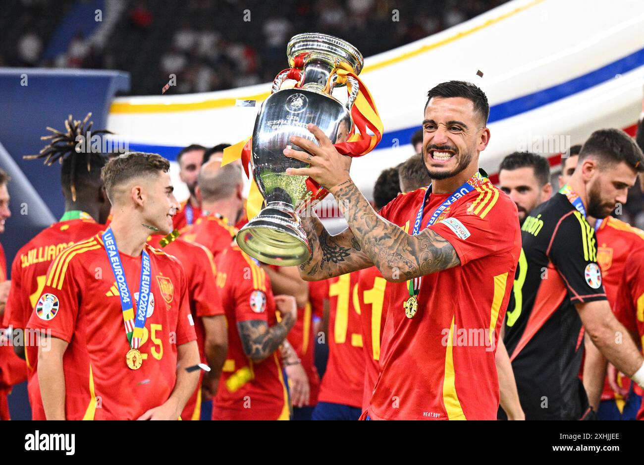 Berlin, Germany. 15th July, 2024. Soccer, UEFA Euro 2024, European ...