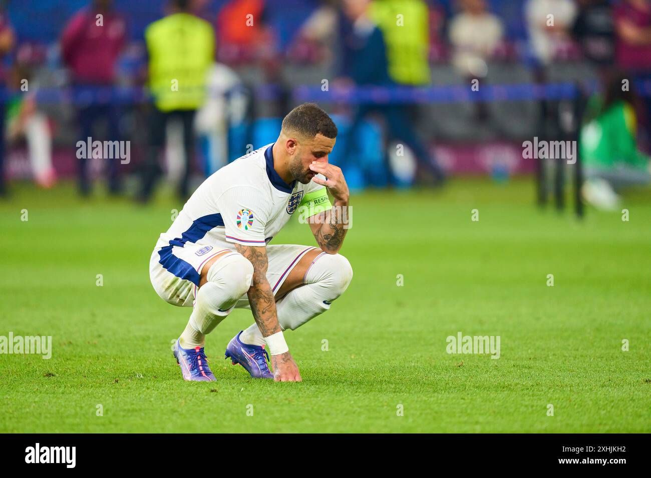 Kyle Walker, England 2 sad after the final match SPAIN - ENGLAND 2-1 of ...