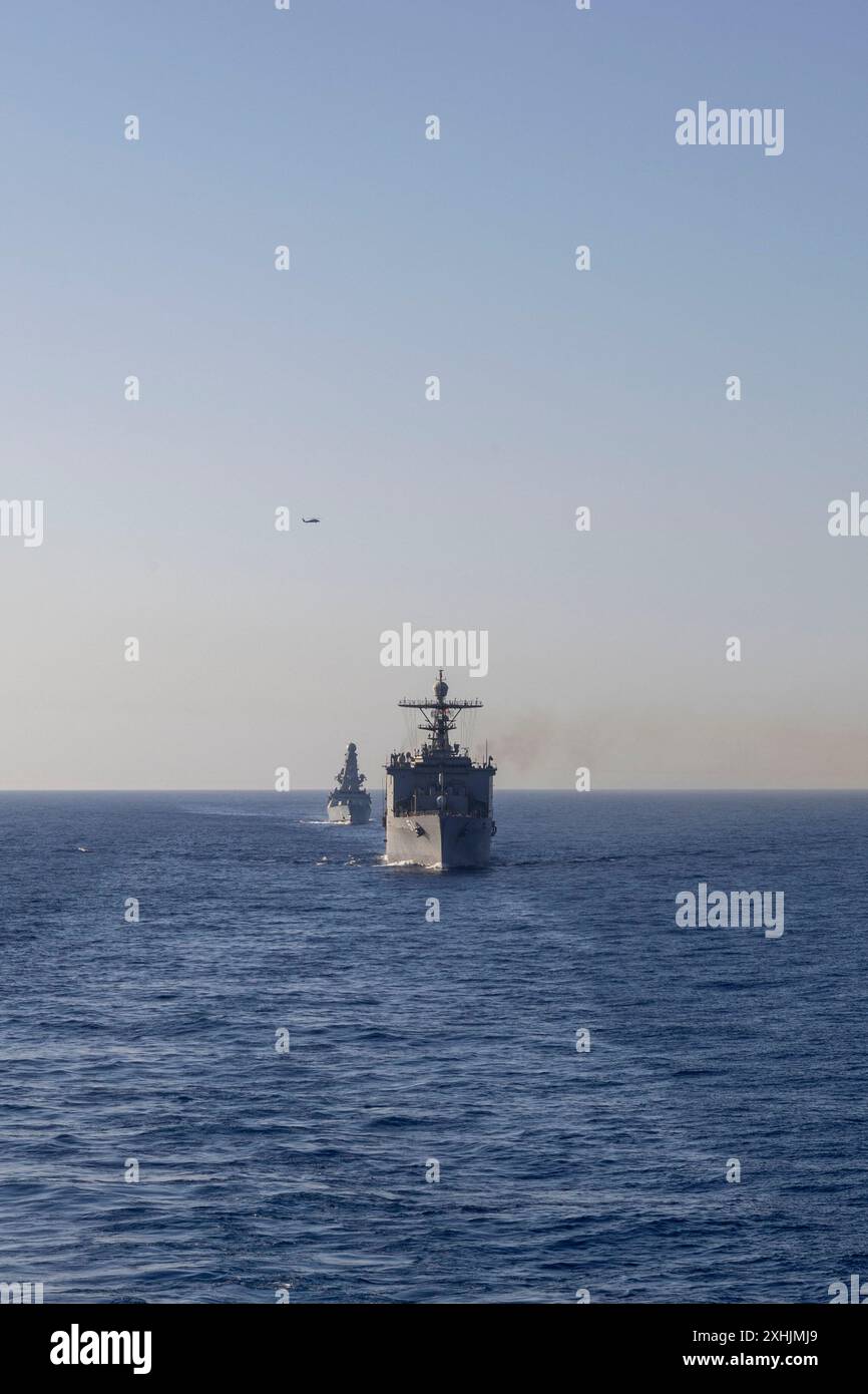 240630-N-XO158-1056 MEDITERRANEAN SEA (June 30, 2024) The Harpers Ferry ...