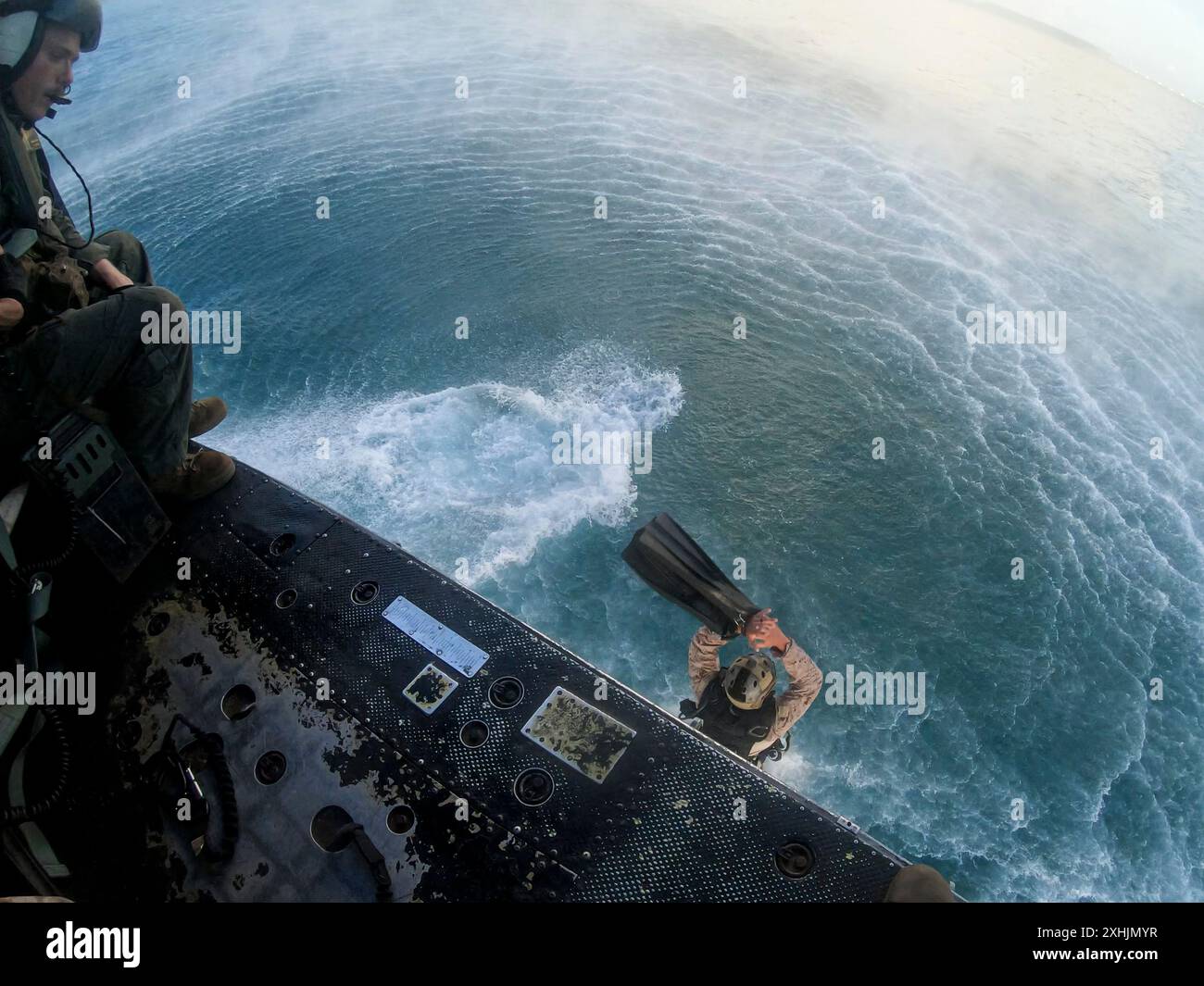 A U.S. Marine with the maritime raid force, 31st Marine Expeditionary ...