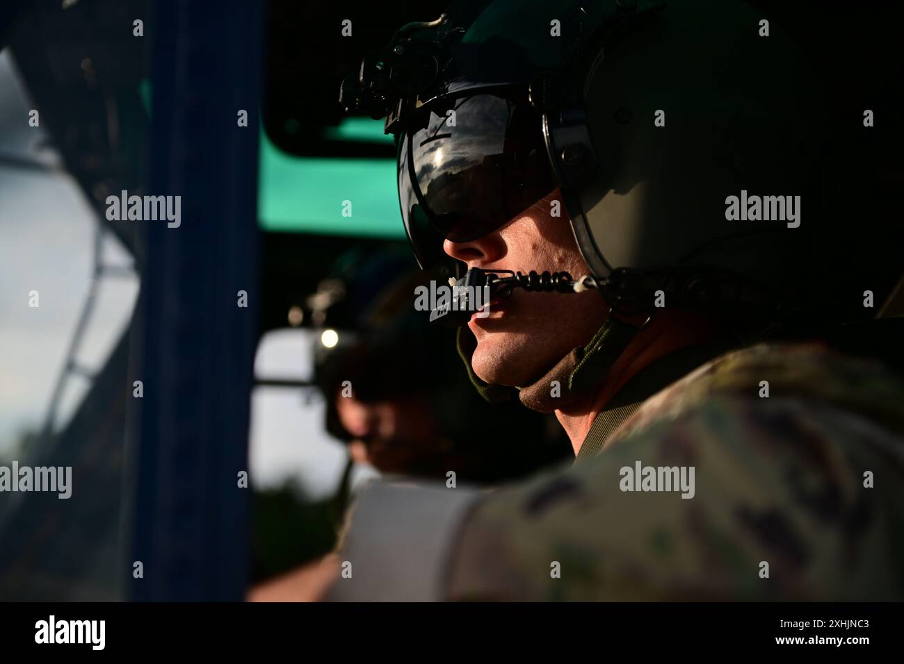 U.S. Air Force Capt. Alexander Jones, a UH-1N Huey pilot assigned to ...