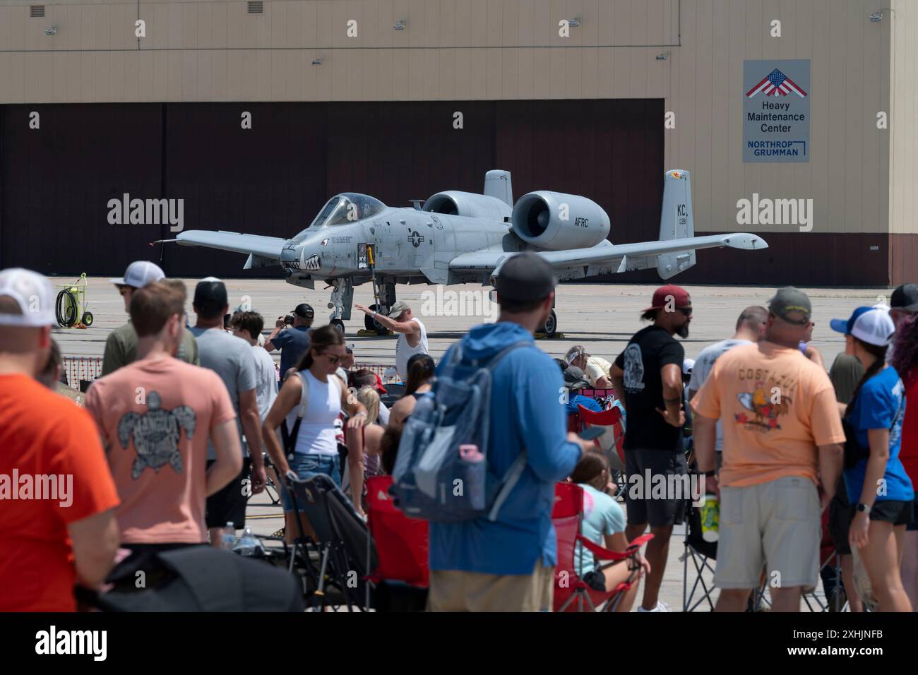 A U.S. Air Force A-10C Thunderbolt II aircraft assigned toe the 442d ...