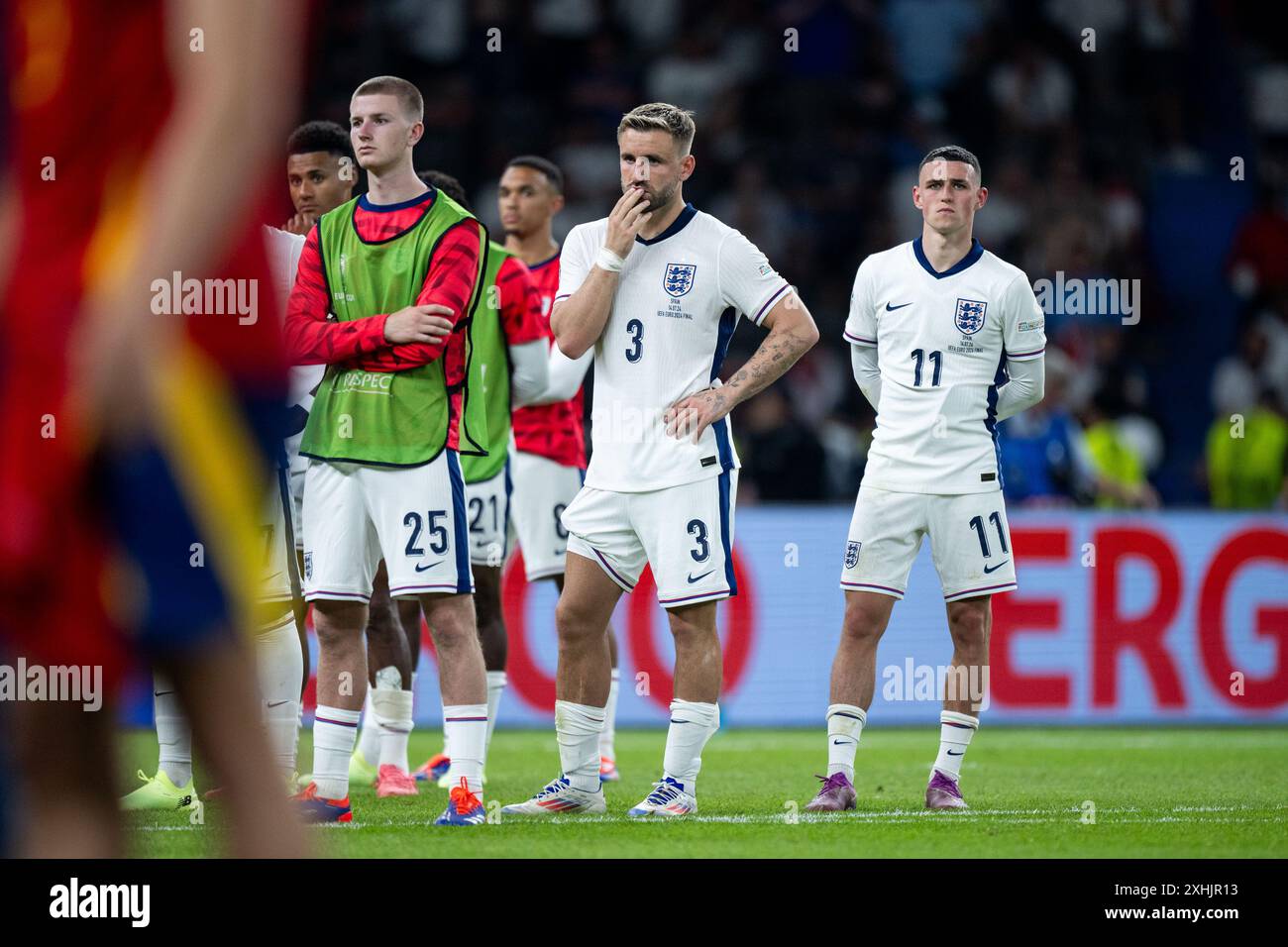 Adam Wharton (England, #25), Luke Shaw (England, #03), Philip Foden ...