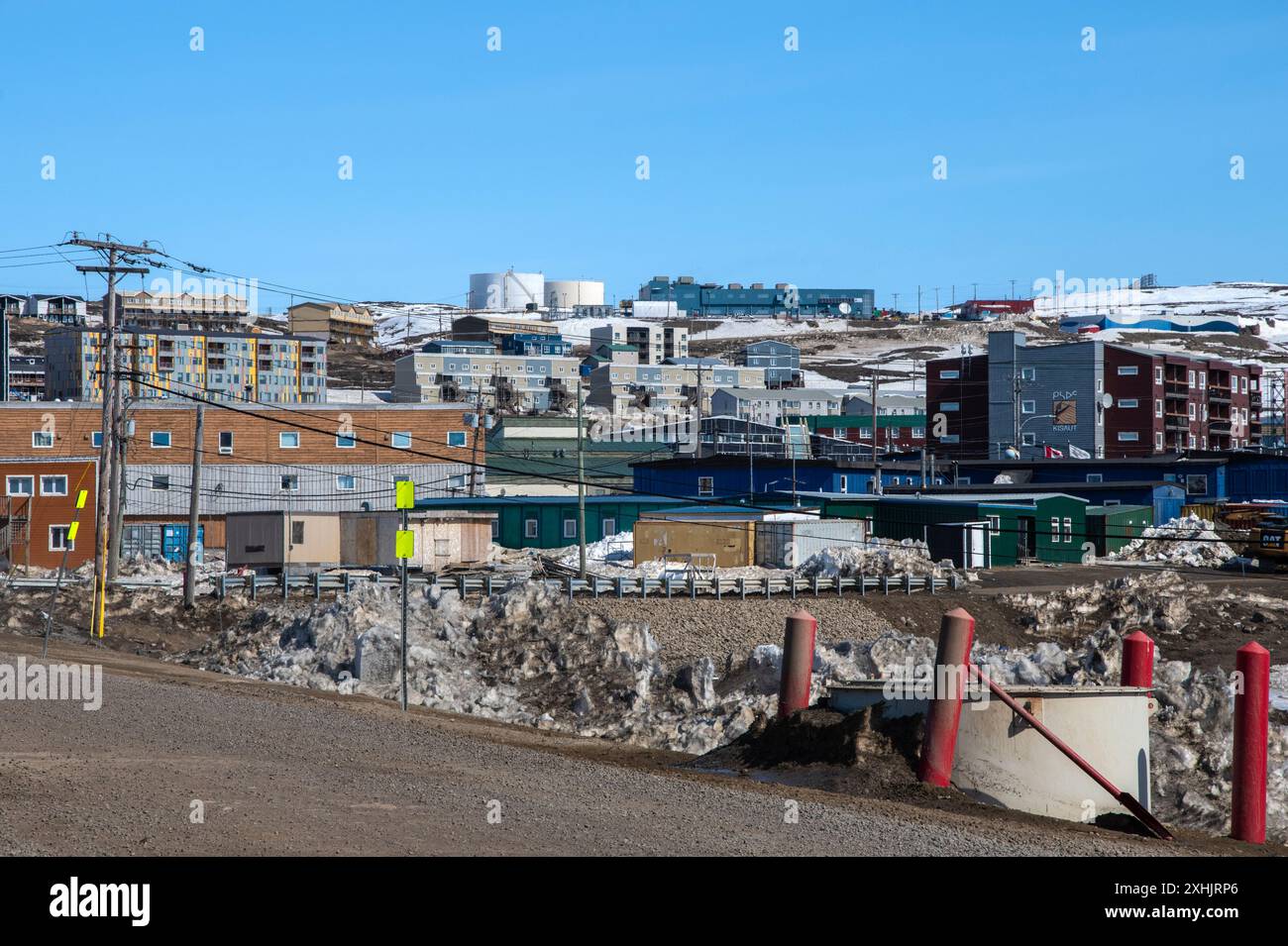 Akilliq Drive in Iqaluit, Nunavut, Canada Stock Photo - Alamy