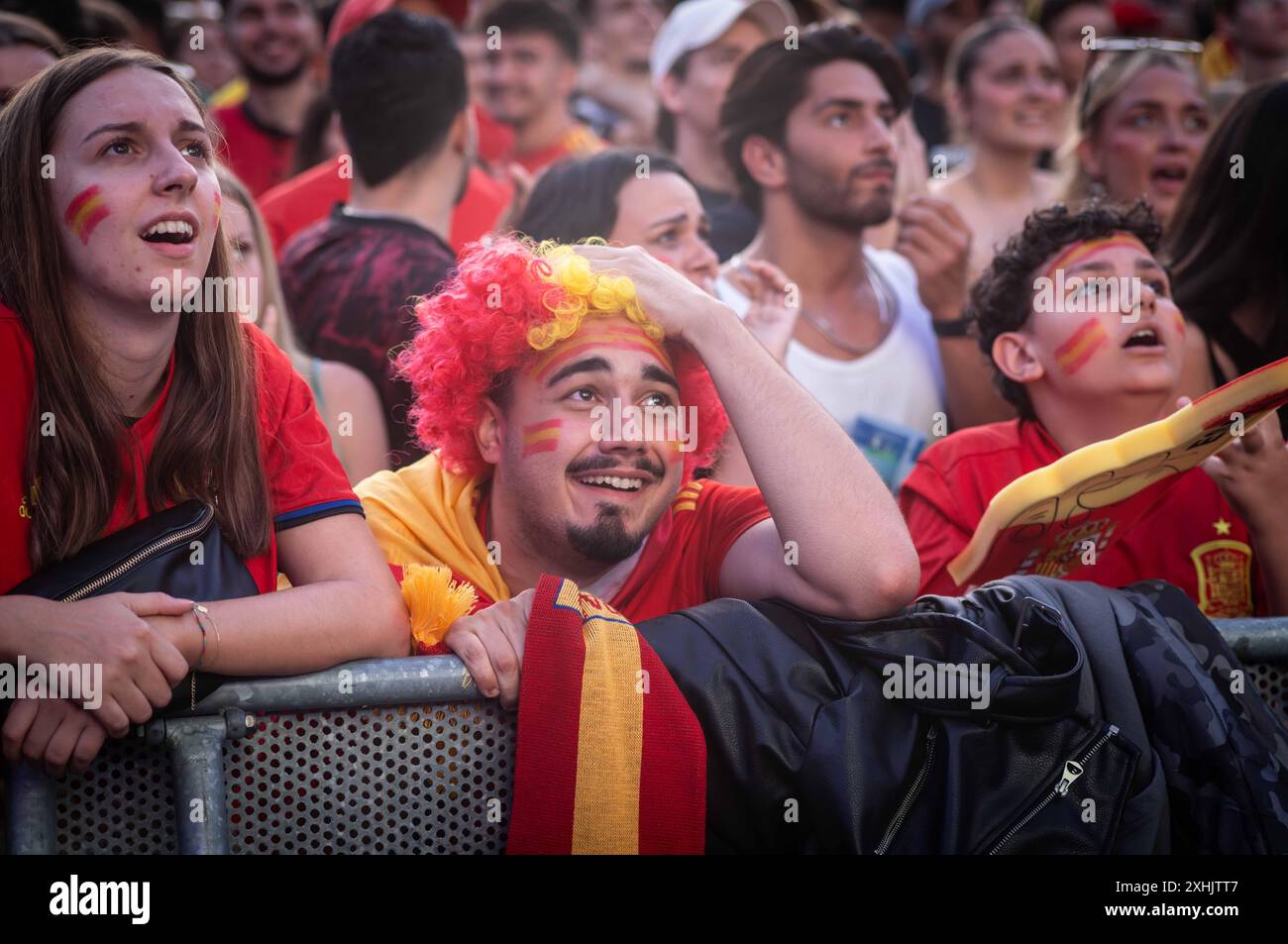 Spanische Fans in Stuttgart 20240714 UEFA EURO 2024 Public Viewing ...